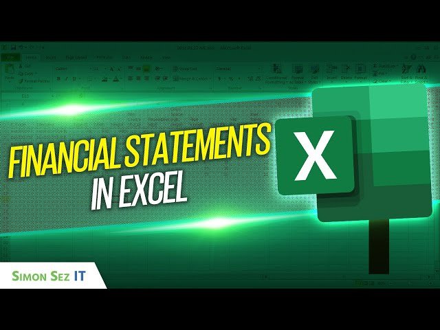 Free Video: Adding Formulas and Links to Financial Statements in Excel from Simon Sez IT | Class ...