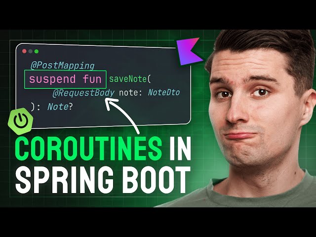 Free Video: How to Make Your Kotlin Spring Boot Backend 100% Coroutine Based from Philipp ...