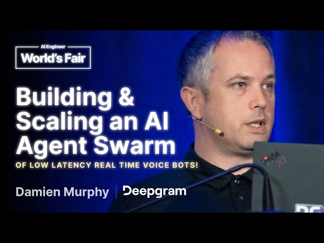 Free Video: Building and Scaling an AI Agent Swarm of Low Latency Real Time Voice Bots from AI ...