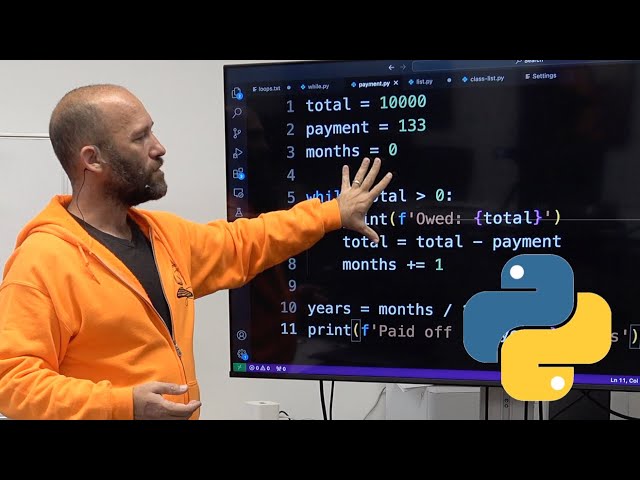 Free Video: Loops in Python - Part 5 from Eli the Computer Guy | Class Central