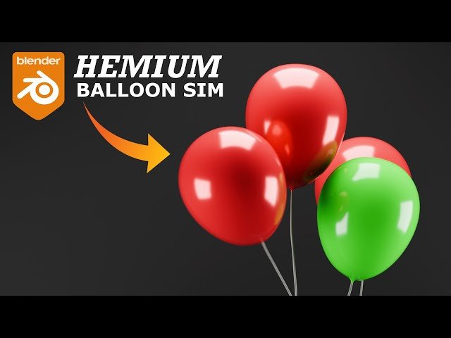 Free Video: Blender Floating Helium Balloon Simulation Tutorial from PIXXO 3D | Class Central