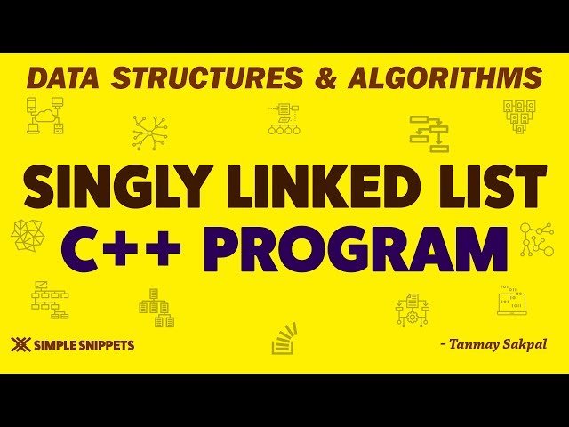 Free Video: C++ Program to Implement Singly Linked List Data Structure - Part 2 from Simple ...