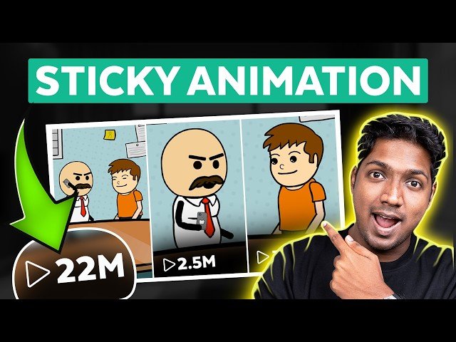 Free Video: How to Create Sticky Animation Videos That Go Viral - Step-by-Step Tutorial from ...