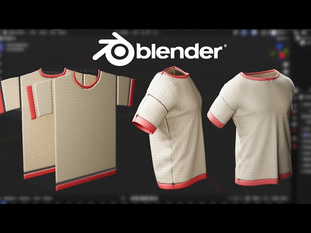 Free Video: Blender 4.3 Make A Shirt Tutorial - Cloth Sewing EASY from PIXXO 3D | Class Central