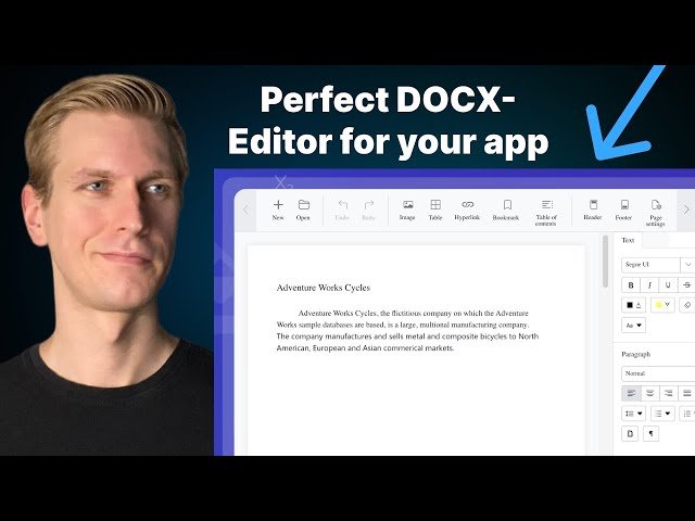 Free Video This React Document Editor Docx Is All Your App Needs