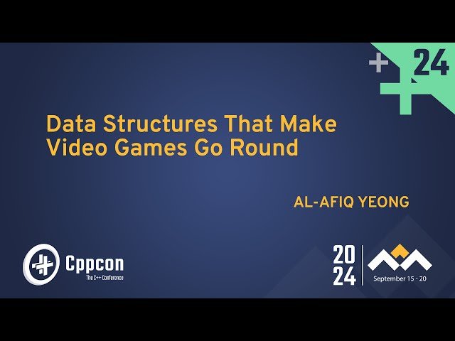 Free Video: C++ Data Structures That Make Video Games Go Round from CppCon | Class Central