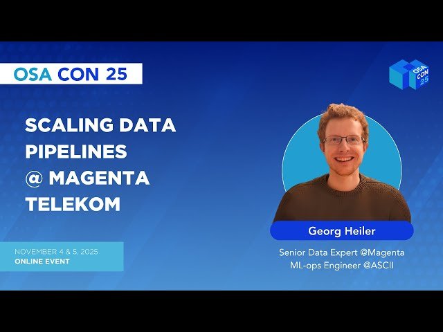Free Video: Scaling Data Pipelines at Magenta Telekom from OSACon ...