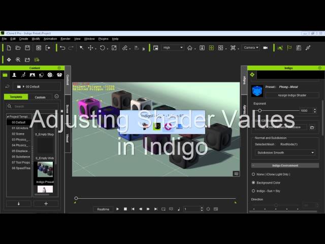Free Video: iClone 6 Tutorial - Comparing iClone and Indigo Materials from Reallusion | Class ...