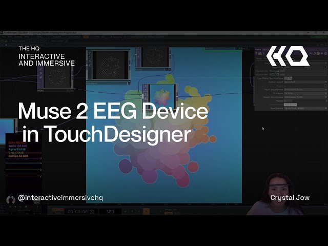 Free Video: Muse 2 EEG Device Integration with TouchDesigner from The Interactive & Immersive HQ ...