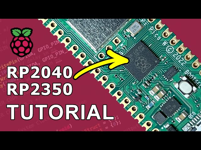 Free Video: RP2040 / RP2350 PICO Programming Tutorial for Beginners - CircuitPython StepByStep ...
