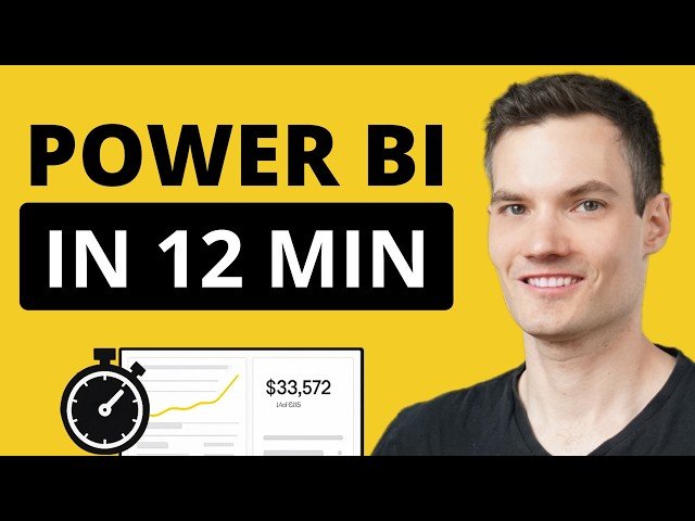 Free Video: Power BI Tutorial for Beginners - 2025 from Kevin Stratvert | Class Central