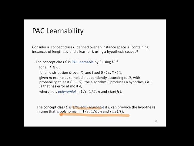 Free Video: Occam's Razor for Consistent Learners in PAC Learning - Lecture 12 from UofU Data ...