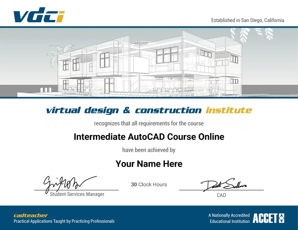 Online Course: Intermediate AutoCAD Course Online from Graduate School ...