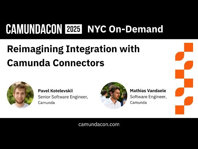 Free Video: Reimagining Integration with Camunda Connectors from Camunda | Class Central