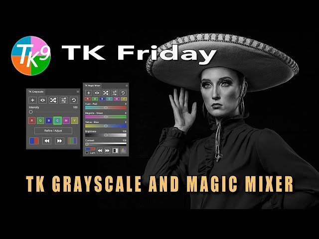 Free Video: Two Black and White Edits - TK Grayscale and Magic Mixer with TK9 Plugin from The ...