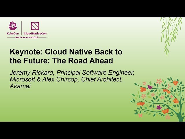 Free Video: Cloud Native Back to the Future - The Road Ahead from CNCF ...