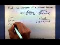 Free Video: Graphing Rational Functions from MySecretMathTutor | Class ...