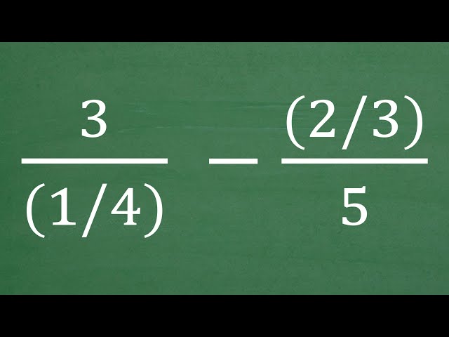 Free Video: Complex Fractions - Even Strong Math Students Struggle With Problems Like This from ...