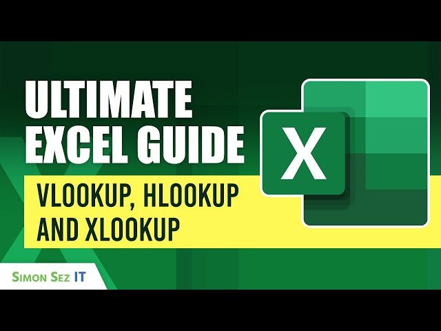 Free Video: Ultimate Guide to VLOOKUP, HLOOKUP and XLOOKUP - Excel Lookup Functions Course from ...