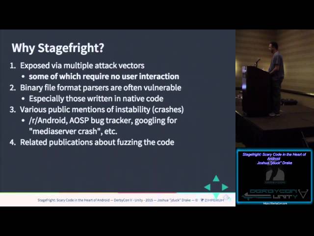 Conference Talks Talk: Break Me09 Stagefright - Scary Code in the Heart ...