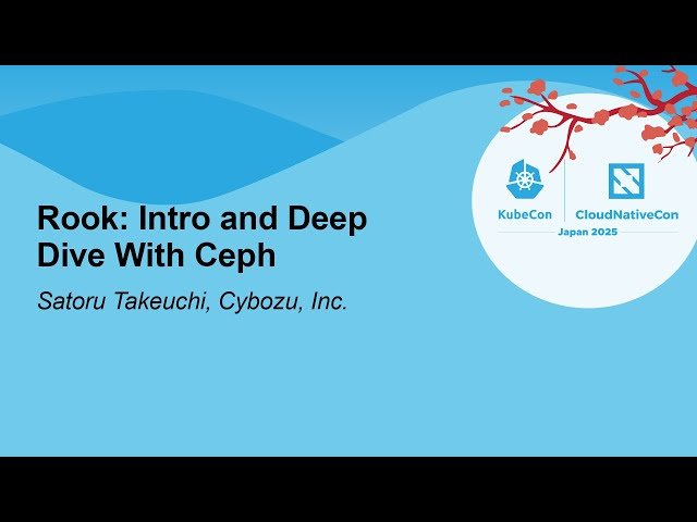 Free Video: Rook - Intro and Deep Dive With Ceph from CNCF [Cloud Native Computing Foundation ...