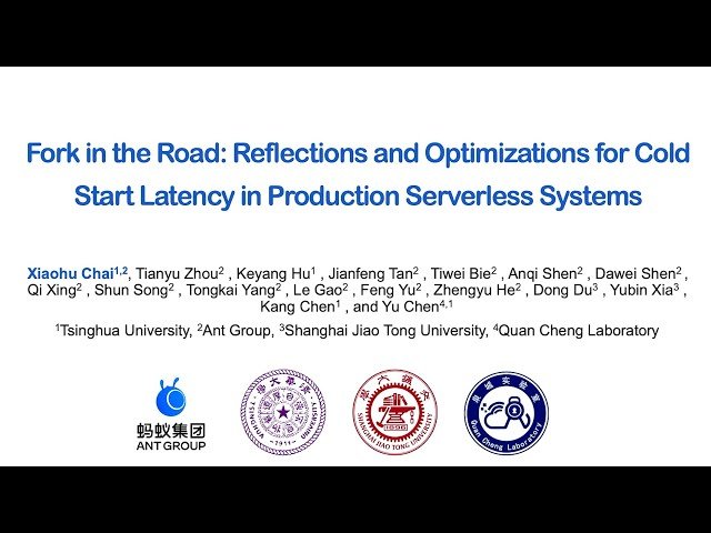 Free Video: Fork in the Road - Reflections and Optimizations for Cold Start Latency in ...
