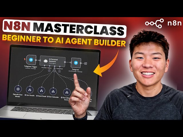 Free Video: n8n Masterclass - Build AI Agents and Automate Workflows from Beginner to Pro from ...