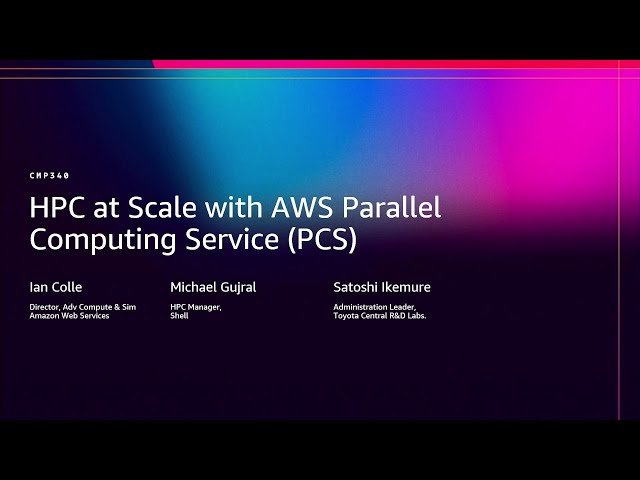 Free Video: HPC at Scale with AWS Parallel Computing Service - CMP340 from AWS Events | Class ...