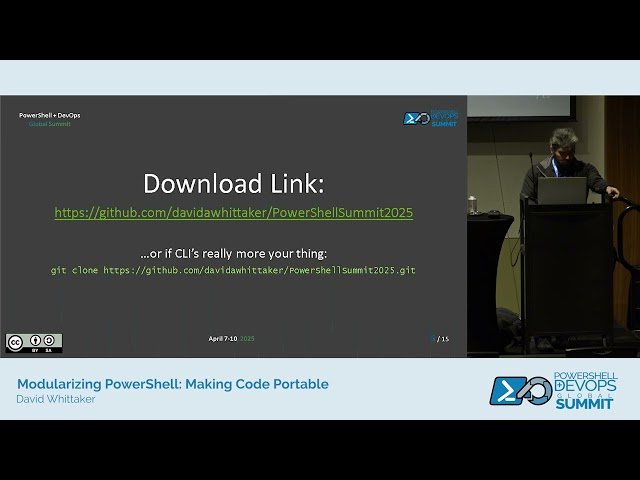 Free Video Modularizing Powershell Making Code Portable From Confreaks Class Central