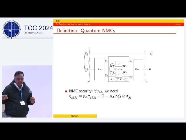 Free Video: Quantum Cryptography and Computation - Talk 3 from TheIACR | Class Central