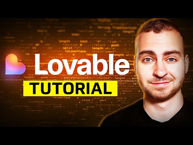 Free Video: Lovable Complete Tutorial for Beginners - No Experience Needed from Tech with Tim ...