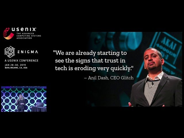 USENIX Enigma Conference Talk: It's Not "Our" Data- Do We Want to Create a World of No Surprises ...