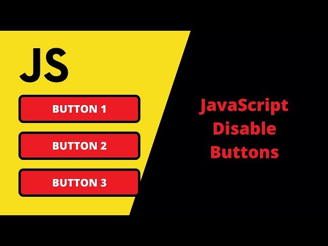 Free Video How To Disable Multiple Javascript Buttons Using Onclick