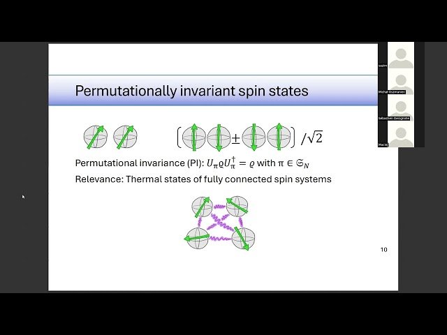 Free Video: Estimating Entanglement Monotones in Spin Systems Using Symmetries from Centrum ...