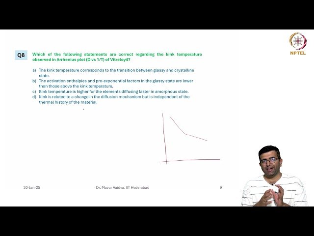 Free Video: Diffusion in Glasses and Ionic Solids - Tutorial 12 from NPTEL-NOC IITM | Class Central