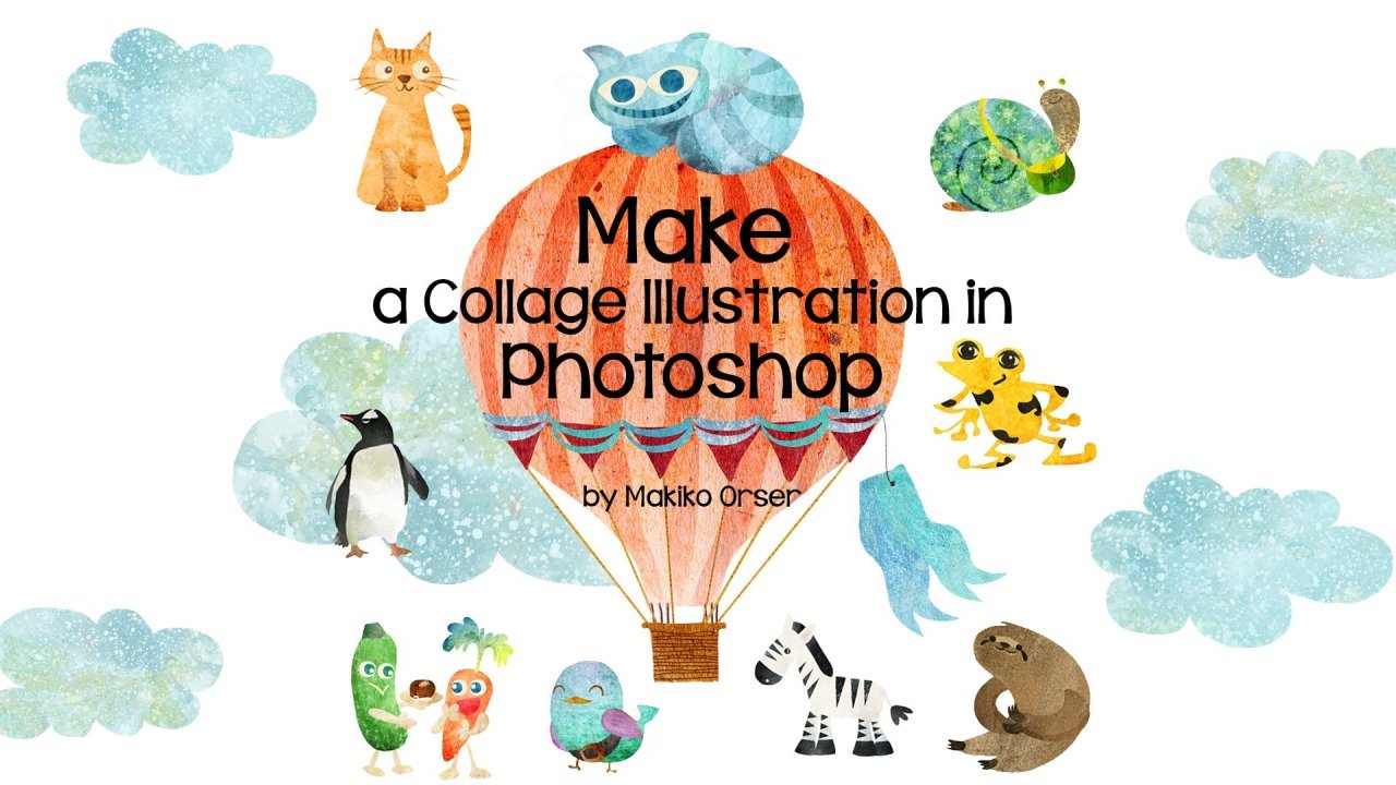 Online Course: Make a Collage Illustration in Photoshop from Skillshare ...