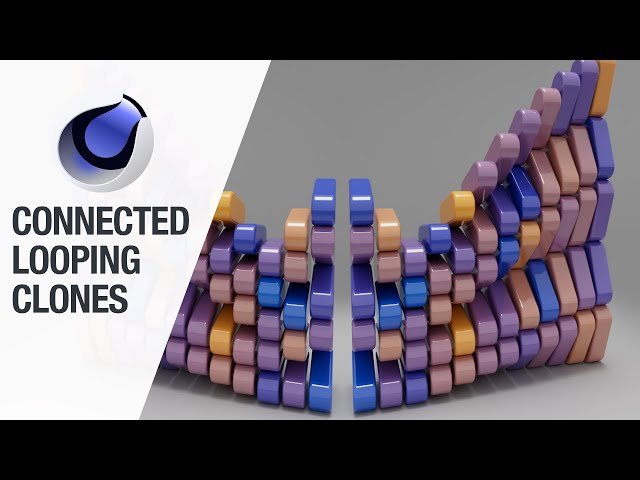Free Video: Seamless Connection Loop Animation with Cinema 4D MoGraph and Pile Up Effects from ...