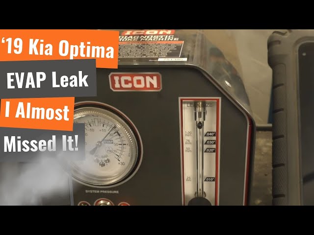 Free Video: Diagnosing P0456 EVAP Leak in 2019 Kia Optima from South ...