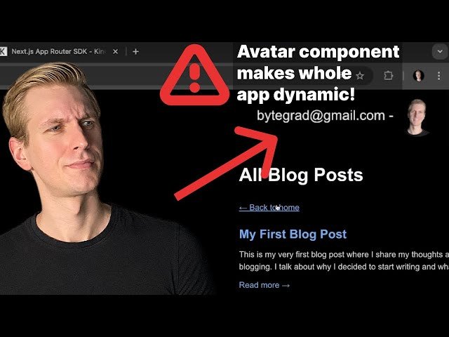Free Video: Next.js Authentication Tutorial - Avoiding Common Pitfalls from ByteGrad | Class Central