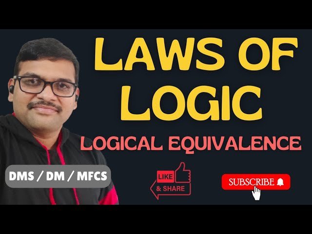 Free Video: Laws of Logic and Logical Equivalence in Discrete Mathematics from Sundeep Saradhi ...