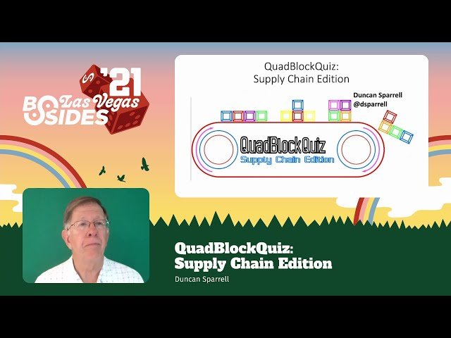 Security BSides Talk: QuadBlockQuiz - Supply Chain Sandbox Edition from BSidesLV | Class Central