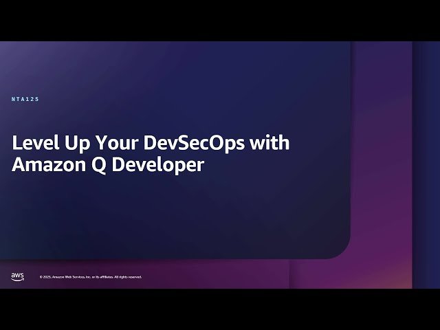 Free Video: Level Up Your DevSecOps with Generative AI from AWS Events | Class Central
