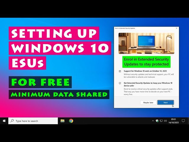 Free Video: Setting Up Windows 10 ESUs for Free from ...