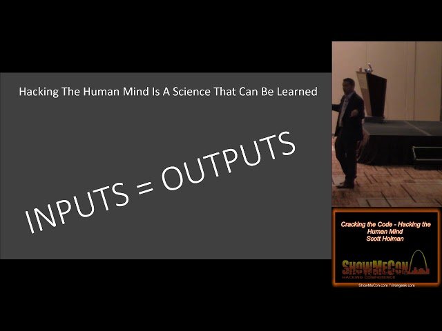 Conference Talks Talk: Cracking the Code - Hacking the Human Mind from ...