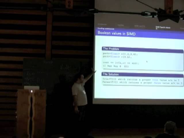 C Now Talk Practical Simd Acceleration With Boost Simd From Cppnow Class Central
