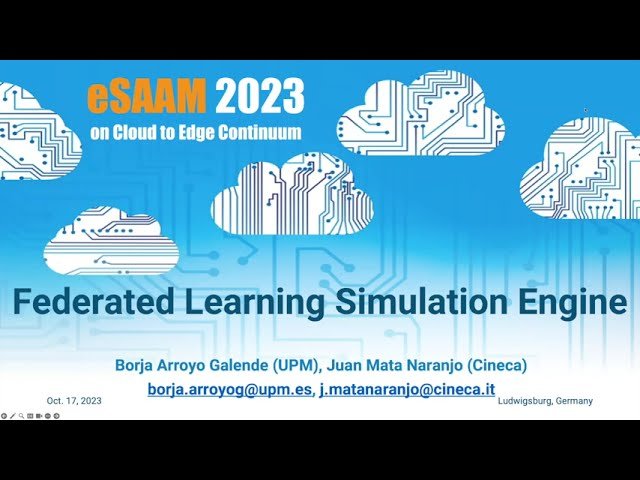 Free Video: Scalable and Portable Federated Learning Simulation Engine from Eclipse Foundation ...