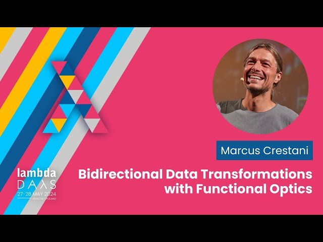 Free Video: Bidirectional Data Transformations with Functional Optics from Code Sync | Class Central