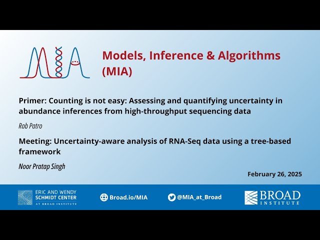 Free Video: Uncertainty-aware Analysis of RNA-Seq Data Using a Tree-based Framework from Broad ...