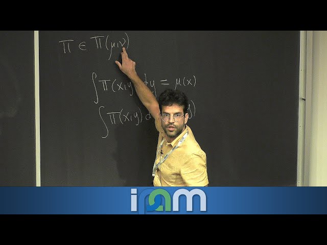 Free Video: Quantum Optimal Transport: Regularization and Algorithms - Part 1 from Institute for ...