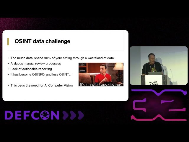 Free Video: Using AI Computer Vision in OSINT Data Analysis from DEFCONConference | Class Central